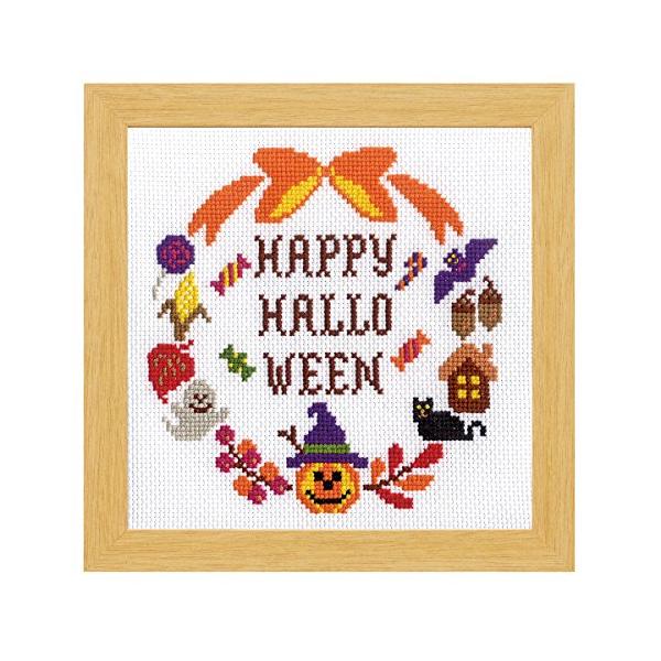 ・マルチカラー  ・セット内容：25番刺繍糸、刺繍布、クロス針、説明書・用意するもの：はさみ、縫い糸、アイロン・出来上がりサイズ：額外径約24.4cm×24.4cm、額内径約20cm×20cm・所要時間目安：8〜10時間・難易度：初〜中級者向き