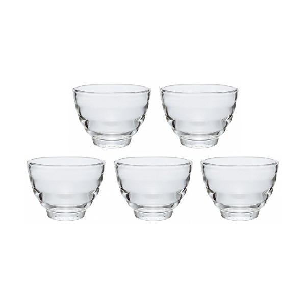 和食器透明/170ミリリットル (x 5)/HU-3012・PatternName:5客セット・パッケージ個数:1・サイズ:径8.6×高さ6.3cm・素材・材質:耐熱ガラス・生産国:日本・口径:8.6cm・満水容量:170ml
