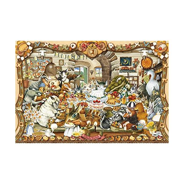 ダヤンのスイーツパーティ-/1000ピース/10-1426・Size:1000ピースStyle:ダヤンのスイーツパーティ・パッケージ個数:1・(C)Akiko Ikeda/Wachifield Licensing，Inc.・わちふぃーるどパ...