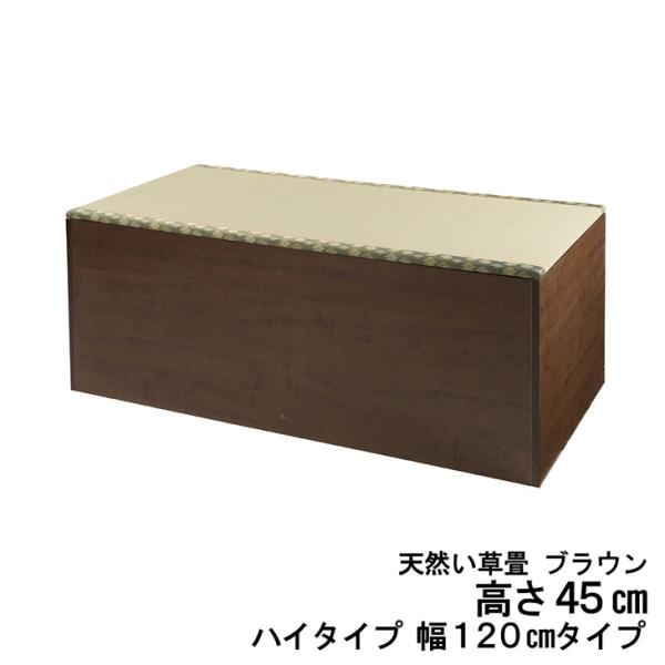 ■サイズ W120×D60×H45cm ■内寸 W56×D56×H41cm×2箇所（仕切り板:1枚 スペース2) ■重量：(全体)約19.5kg (畳)約8kg■耐荷重：(畳)約100kg■底板耐荷重：約10kg(60cm,1区画)■畳厚み...
