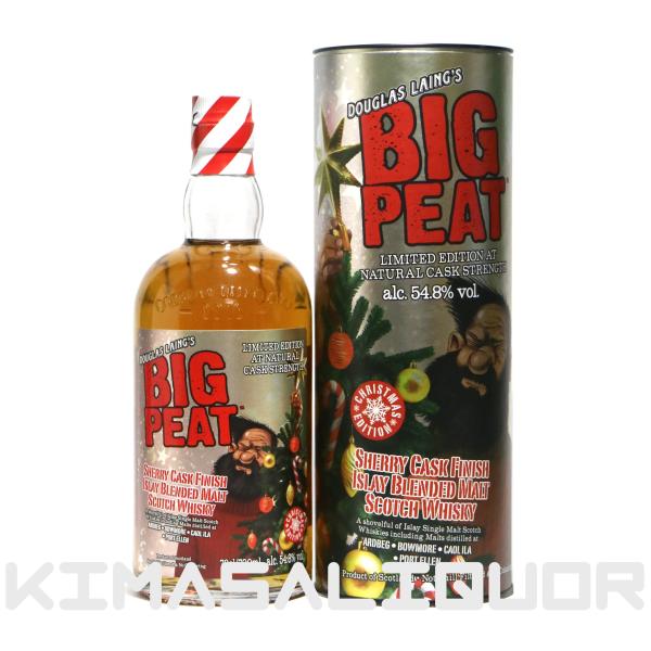 ビッグピートは、ダグラスレイン社が生産量限定でリリースするアイラ・モルトのみ4種（ポートエレン、アードベグ、カリラ、ボウモア）のブレンデッド・モルトスモールバッチ、ノンチルフィルターでボトリングクリスマス・エディションは、カスク・ストレング...