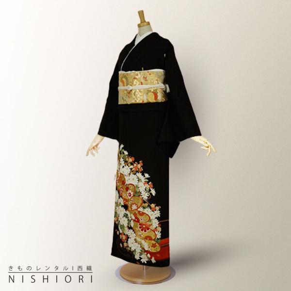 レンタル 黒留袖 届いてすぐ着れる安心フルセット 貸衣装 往復送料無料 貸衣装 やや小さいサイズ NISHIORI 爆買 レンタル商品 黒留袖 フルセット 結婚式 婚礼 貸衣装
