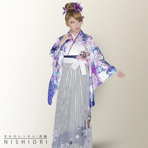 NISHIORI 爆買 二尺袖着物 袴 レンタル商品 高橋真依子着用モデル 送料