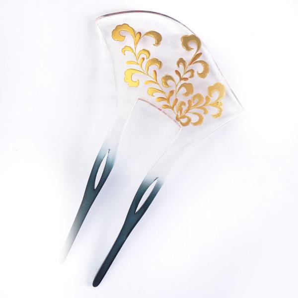 ブランド「花しおり」「簪」コレクション。留袖や訪問着などのフォーマルな着物、振袖におすすめな簪です。細部まで丁寧な作り込みがしてあるので、とても高級感があります。結婚式、パーティー、成人式に最適です。●サイズ＝長さ約11.5cmポイント利用