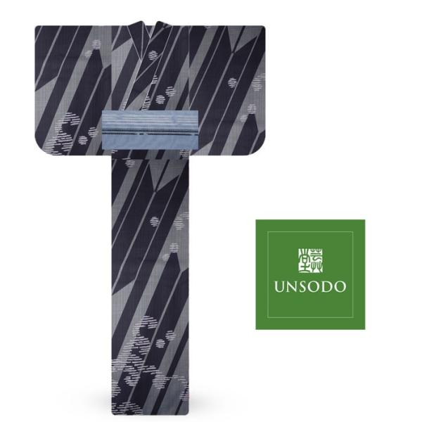 ブランド浴衣コレクション【芸艸堂 UNSODO】ブランドの浴衣です。●セット内容=浴衣単品。●素材=綿85%・麻15%●適応身長・M=約165〜170cm・L=約170〜175cm・LL=約173〜178cm※商品によって、柄の出る場所が変...