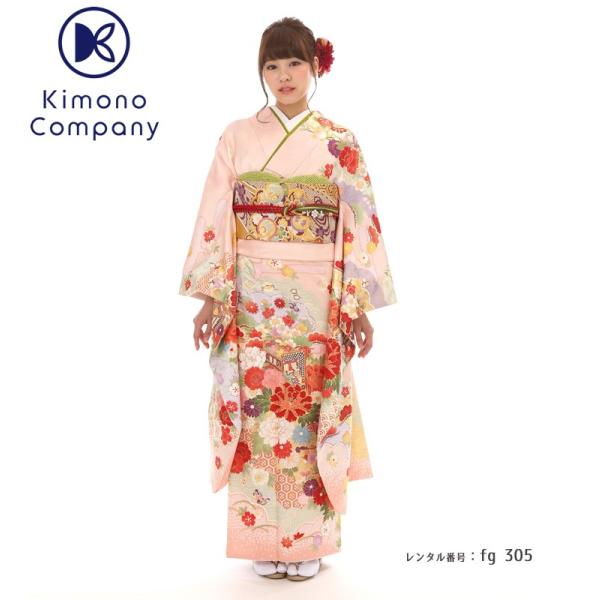 <商品名>　fg_305b　:　MI-82　彩華御所車　古典　S<素材>　表地：正絹100％　裏地：比翼仕立合成繊維<サイズ>　裄66cm・着丈159cm・袖丈102cm<対応身長>　145c...