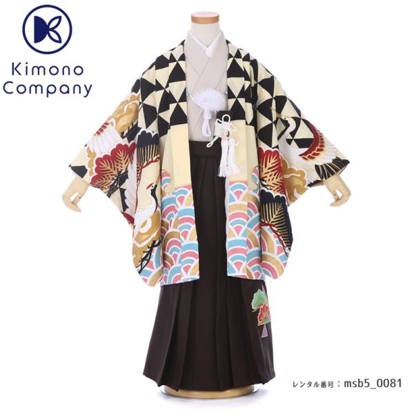 <商品名>　msb5_0081：５歳男の子用：PetitPri<素材>　表地：合成繊維(高級ポリエステル)　裏地：合成繊維<サイズ>　裄49cm・ハカマ丈57cm<対応身長>　103cmから1...