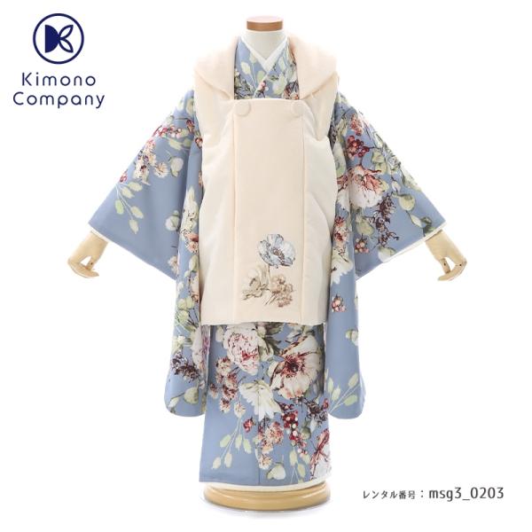 <商品名>　msg3_0203　:　3歳女の子用  SUGAR KEI<素材>　表地：合成繊維(高級ポリエステル)　　裏地：合成繊維<サイズ>裄40cm・着丈95cm・袖丈56cm<対応身長>...