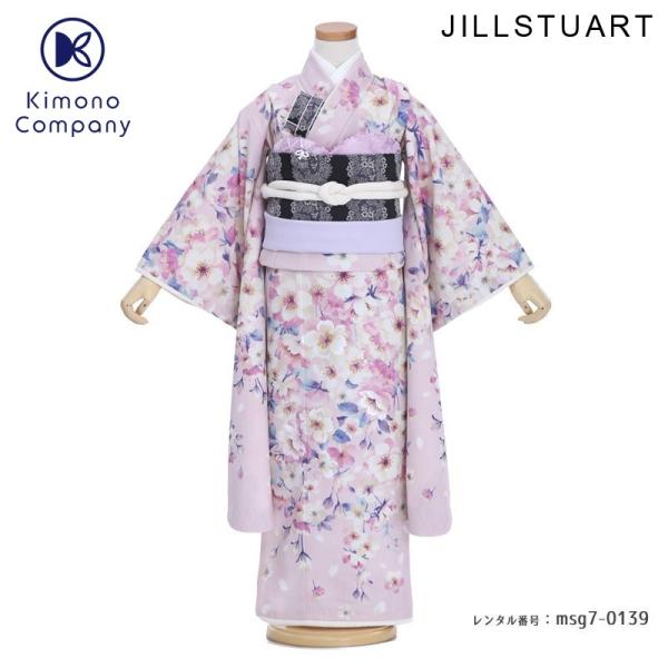 <商品名>　msg7_0139　:　7歳女の子用  JILL STUART<素材>　表地：合成繊維(高級ポリエステル)　　裏地：合成繊維<サイズ>　裄52cm・着丈135・袖丈76cm<対応身長&g...