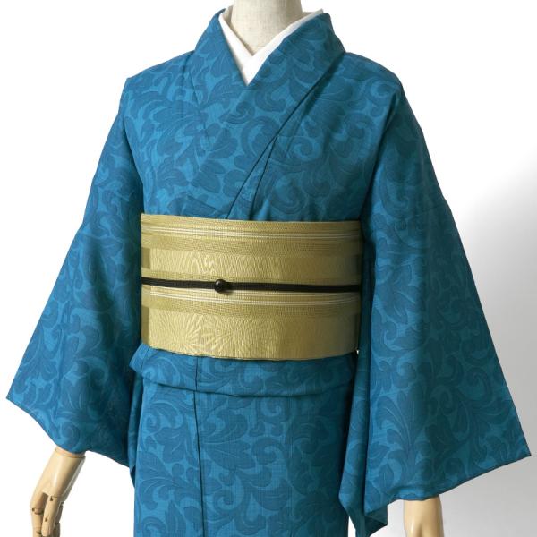 現代の和のスタイルを提案するブランド"JAPAN MODE"の夏着物です。『現代の着物』をテーマに、あえて色を使わずに無地感に仕上げたシンプルで都会的なデザインは、シックな和のスタイルはもちろんモダンな着こなしもしやすく、幅広いコーディネー...