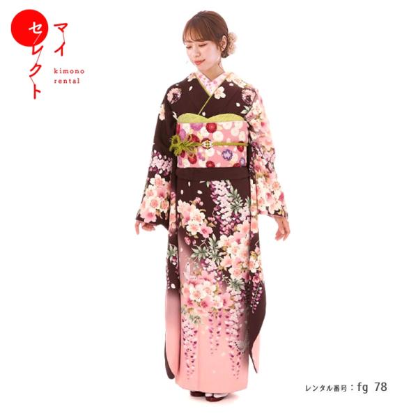 <商品名>　fg_78　:　S162<素材>　表地：正絹100％　裏地：比翼仕立合成繊維<サイズ>　裄70cm・着丈165cm・袖丈116cm<対応身長>　160cmから165cm位 ／ 洋服...