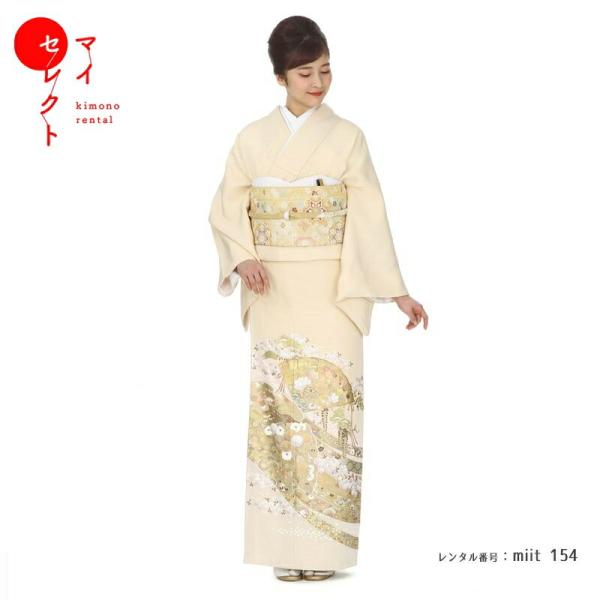 ↓【もっと見る】をクリックして予約状況カレンダーをご確認してください。<商品名>　miit_154　:　色留袖　桂由美　桜爛漫<素材>　表地：正絹100％　裏地：比翼仕立合成繊維<サイズ>　裄66cm・着...