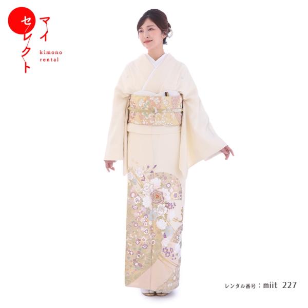 ↓【もっと見る】をクリックして予約状況カレンダーをご確認してください。<商品名>　miit_227　:　色留袖　桂由美　トールサイズ<素材>　表地：正絹100％　裏地：比翼仕立合成繊維<サイズ>　裄72c...