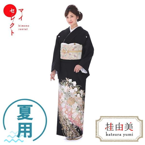 ↓【もっと見る】をクリックして予約状況カレンダーをご確認してください。<商品名>　mito_1914　:　単衣　桂由美　バラ咲く庭<素材>　表地：正絹100％　裏地：単衣仕立て<サイズ>　裄68cm・身丈...