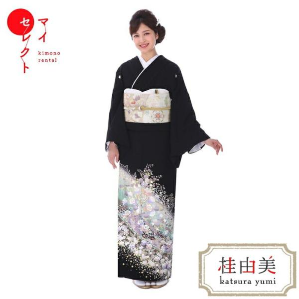 ↓【もっと見る】をクリックして予約状況カレンダーをご確認してください。<商品名>　mito_209　:　桂由美　フラワーロード<素材>　表地：正絹100％　裏地：比翼仕立合成繊維<サイズ>　裄68cm・身...