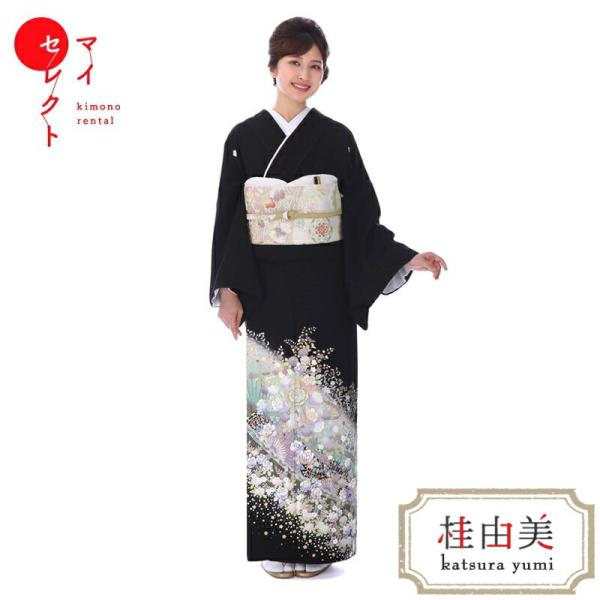 ↓【もっと見る】をクリックして予約状況カレンダーをご確認してください。<商品名>　mito_327　:　桂由美　フラワーロード　S<素材>　表地：正絹100％　裏地：比翼仕立合成繊維<サイズ>　裄66cm...