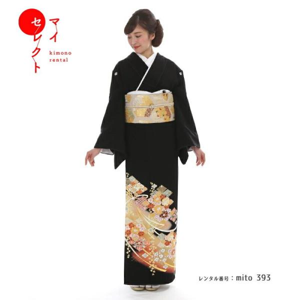 ↓【もっと見る】をクリックして予約状況カレンダーをご確認してください。<商品名>　mito_393　:　MR-2905　若松花菱　S<素材>　表地：正絹100％　裏地：比翼仕立合成繊維<サイズ>　裄66c...