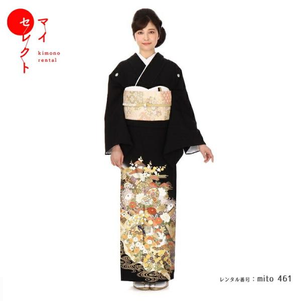 ↓【もっと見る】をクリックして予約状況カレンダーをご確認してください。<商品名>　mito_461　:　ことほぎ　錦絵　<素材>　表地：正絹100％　裏地：比翼仕立合成繊維<サイズ>　裄68cm・身丈16...