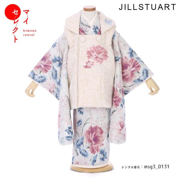 <商品名>　msg3_0131　:　3歳女の子用  JILL STUART<素材>　表地：合成繊維(高級ポリエステル)　　裏地：合成繊維<サイズ>　裄40cm・着丈94cm・袖丈57cm<対応身長&...