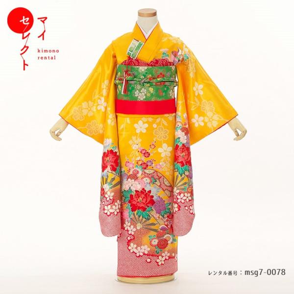 <商品名>　msg7_0078　:　7歳女の子用<素材>　表地：合成繊維(高級ポリエステル)　　裏地：合成繊維<サイズ>　裄52cm・着丈133cm・袖丈76cm<対応身長>　　110cmから...