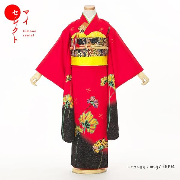 <商品名>　msg7_0094　:　7歳女の子用<素材>　表地：合成繊維(高級ポリエステル)　　裏地：合成繊維<サイズ>　裄52cm・着丈135cm・袖丈76cm<対応身長>　　110cmから...