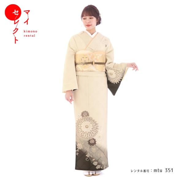 ↓【もっと見る】をクリックして予約状況カレンダーをご確認してください。<商品名>　mtu_351　:　訪問着　JAPAN　STYLE<素材>　表地：合成繊維　裏地：比翼仕立合成繊維<サイズ>　裄68cm・...