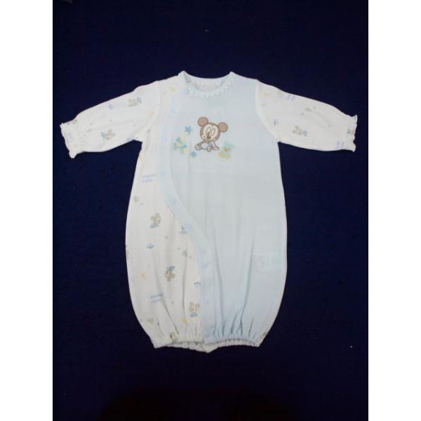 ベビーミッキー　ベビードレス秋・冬使用＜サイズ＞身長：50cm〜70cm体重：3Kg〜9Kg＜素材＞綿100％＜発送＞レターパック発送（1枚まで）＊店舗でも販売しておりますので先に売り切れてしますこともありますのでその際はご了承のほどお願い...