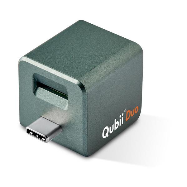 MAKTAR　MKPQC-MG　iOS／Androidバックアップストレージ　Maktar　Qubii　Duo　USB　Type　C　ミッドナイトグリーン 135
