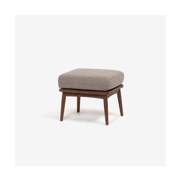 大塚家具　オットマン「シネマ」本体＋ヌードクッション　ウォールナット材　カバーリングタイプ　※カバー別売　全９色 448