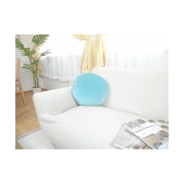 ミノワ産業　モチモチクッション(ラウンド)　グリーン　40Rcm 449