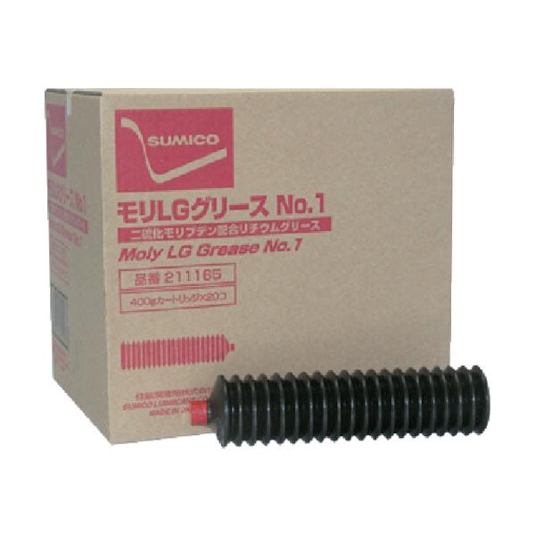 住鉱 グリース（高荷重用リチウムグリース） モリLGグリースNo．1 400g（211165） LGG-04-1    867