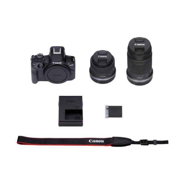 キヤノン　デジタル一眼カメラ　EOS　R50　ダブルズームキット　ブラック 315