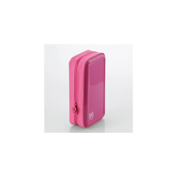 エレコム　CCD-H96PN　CD／DVDファスナーケース(96枚収納)　ピンク 131