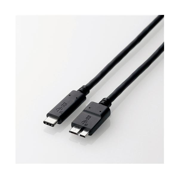 USBケーブル　エレコム　USB3-CMB05NBK　USB3.1ケーブル　認証品、C-microB　0.5m 131