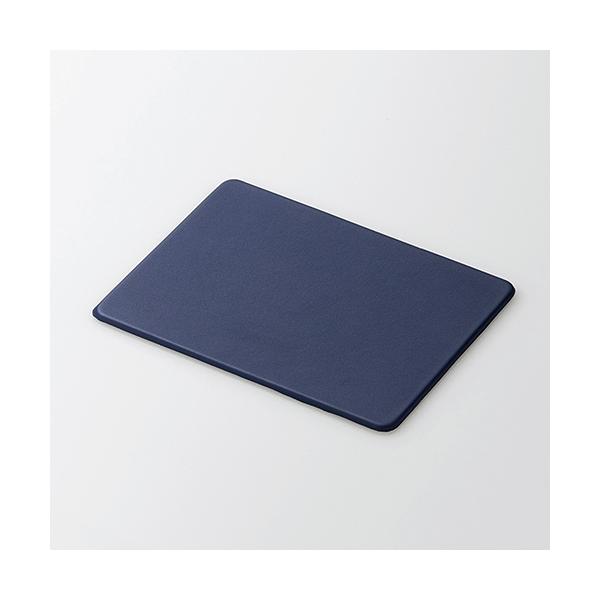 エレコム　MP-SL02NV　ソフトレザーマウスパッドXLサイズ　ネイビー 131