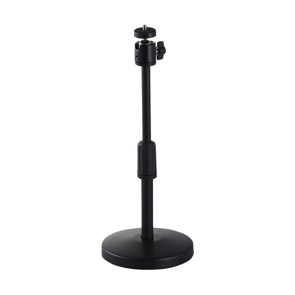 エレコム　UCAM-DSARMBK　WEBカメラ用卓上スタンド　GoPro用アダプタ付属　ブラック 131