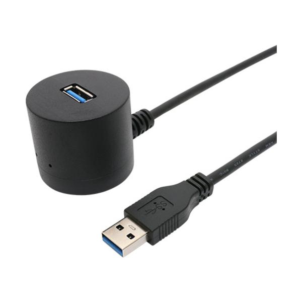 ミヨシ　USB-EXT3015／BK　USB3.0延長ケーブル　卓上タイプ　1.5m　ブラック 131