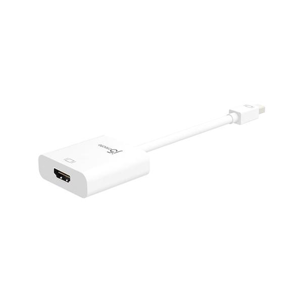 j5create JDA152 Mini DisplayPort to HDMI アダプター ホワイト  126