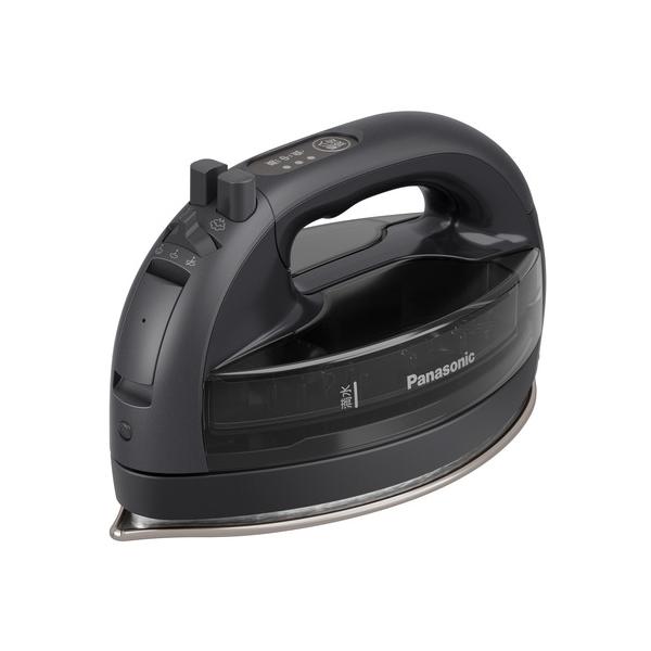 パナソニック NI-WL710-K コードレススチームアイロン ミラーマジ軽Wヘッドベース 目詰まり防止 カームブラック 47