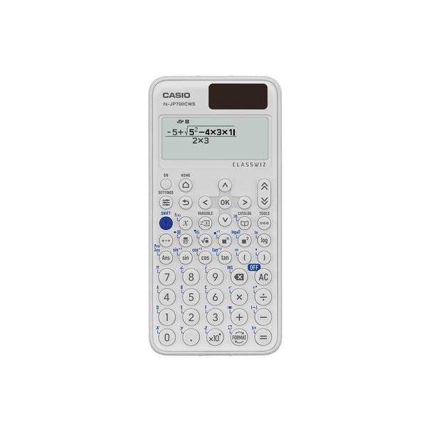 カシオ計算機 fx-JP700CWS-N 関数電卓 表示桁数10桁 600関数以上 4階調液晶搭載 ホワイト 52