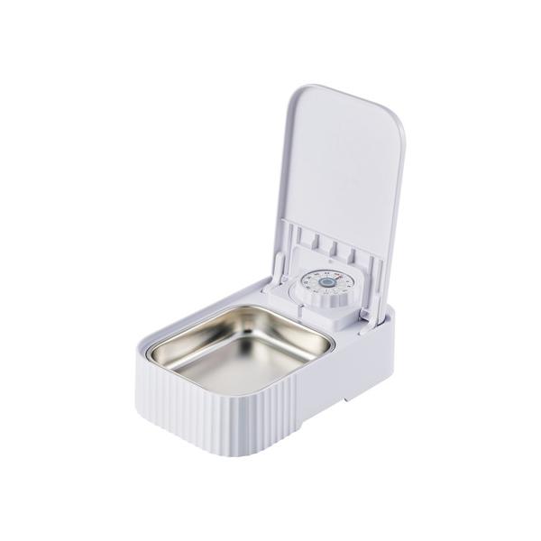 エレコム PET-AF06WH 自動給餌器 犬・猫用 ダイヤルタイマー式 1匹用  50