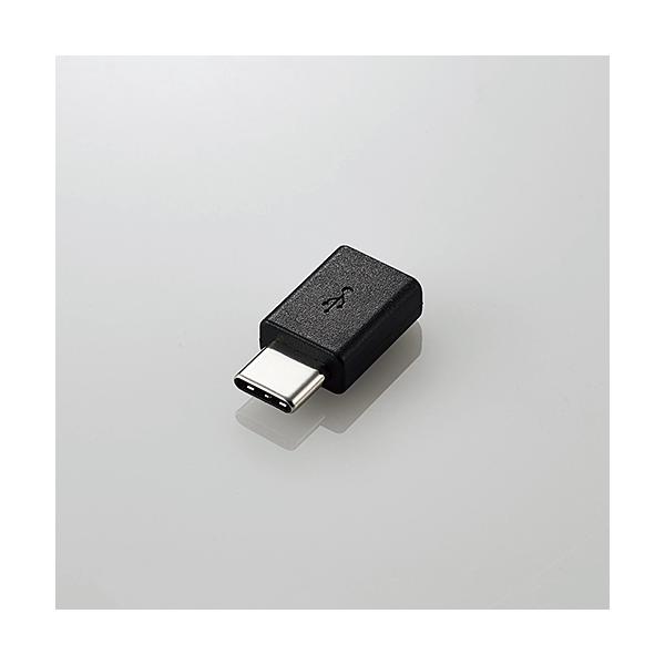 エレコム　MPA-MBFCMADNBK　USB2.0変換アダプタ(Type-C-micro-B)　ブラック 500