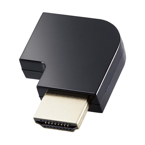 エレコム AD-HDAABS03BK HDMI延長アダプター／L字右／AF-AM／スリムタイプ／ブラック ADHDAABS03BK 131