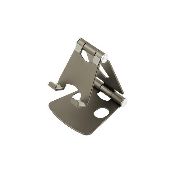 ナカバヤシ SST-21BR タブレット・スマホ対応アルミスタンドミニ タブレット・スマホ対応 ブラウン 131