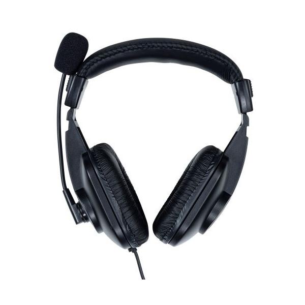 ナカバヤシ MHM-STB29BK ヘッドセット 3.5mmミニプラグ ヘッドバンドタイプ ブラック 131