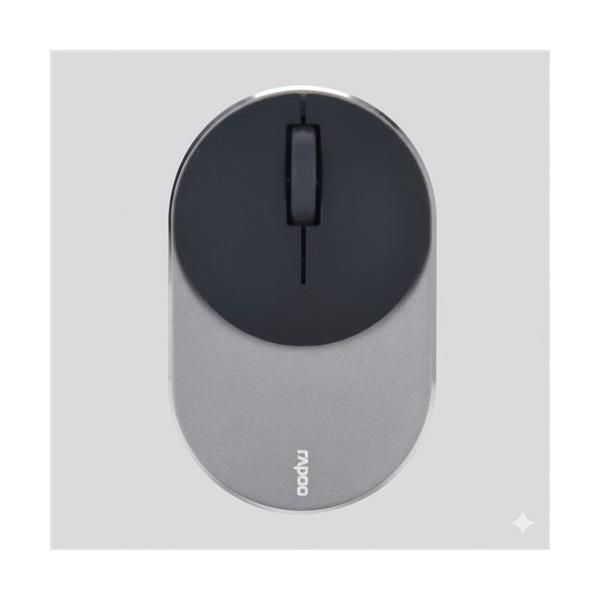 Rapoo M600miniBK 超小型ワイヤレスマウス マルチペアリング対応 Bluetooth／2.4GHz接続 静音設計 ブラック 131