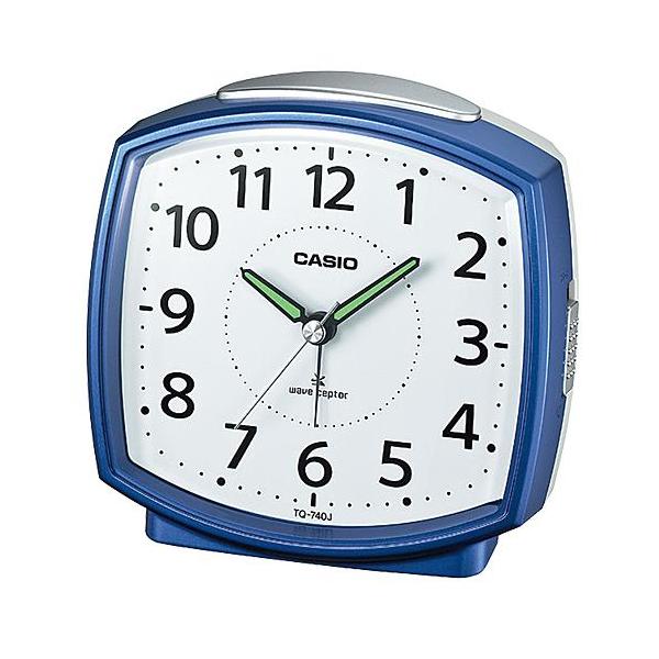 カシオ　TQ-740J-2JF　電波時計(置き時計)　アナログタイプ 820