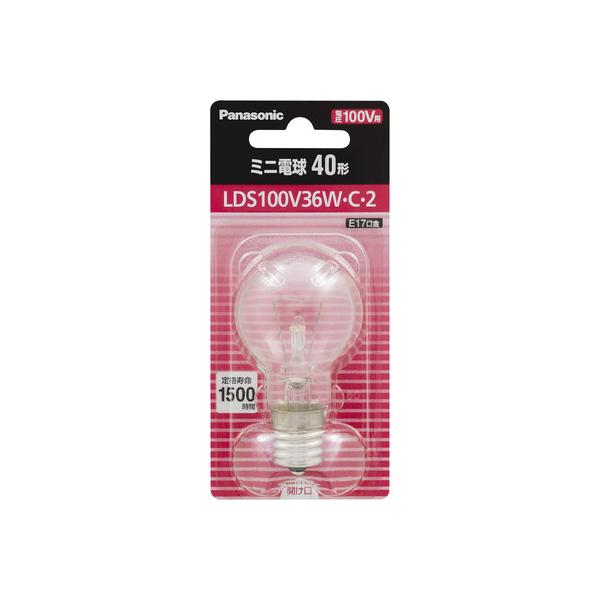 パナソニック LDS100V36WC2 ミニ電球 36W(クリア) クリア 71