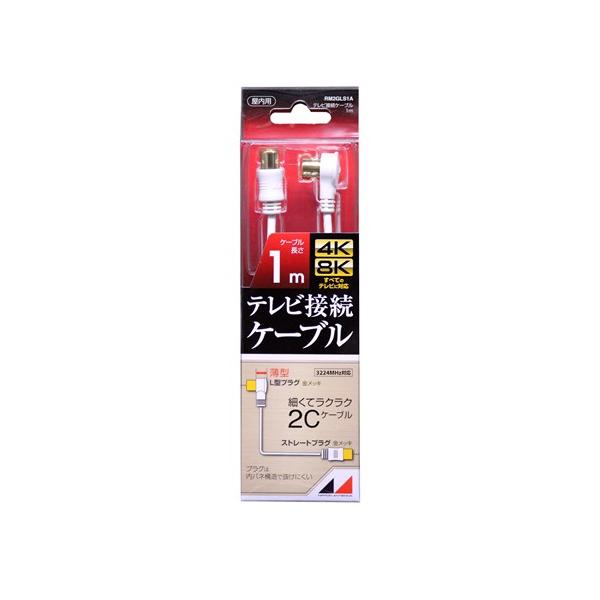 日本アンテナ　RM2GLS1A　4K8K放送対応　高品質テレビ接続ケーブル　1m 81