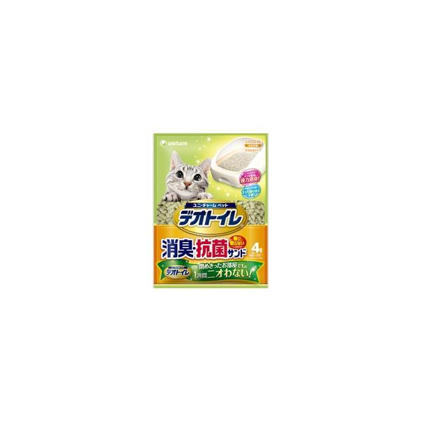 ユニ・チャーム  １週間消臭・抗菌デオトイレ飛び散らない消臭・抗菌サンド  ４Ｌ  866
